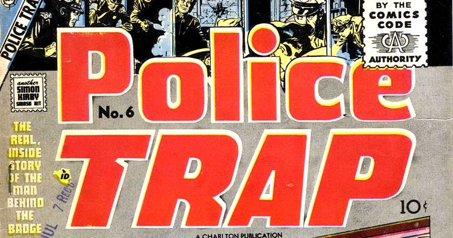 Police Trap #6 - Jack Kirby art & cover - Pencil Ink