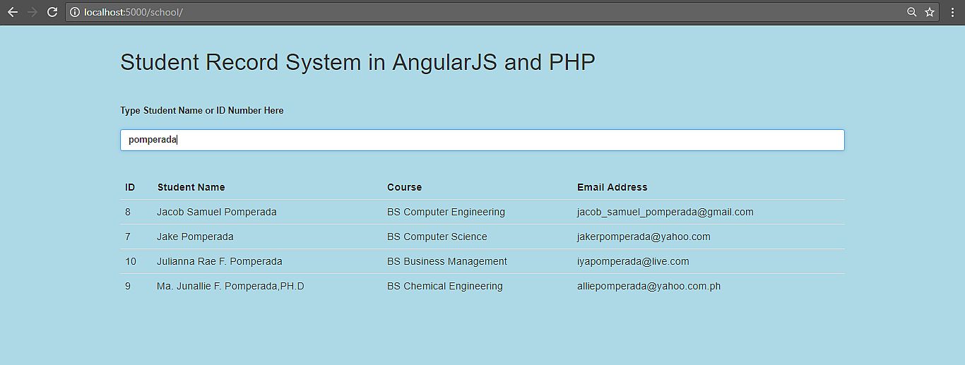 Free Programming Source Codes and Computer Programming Tutorials: Student Record System in ...