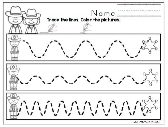 Cowboy Math & Literature Pack plus Craft (updated file) ~ Preschool ...