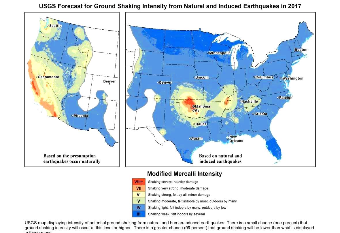 Man-Made Earthquakes Threaten Millions Of Americans - Geology In