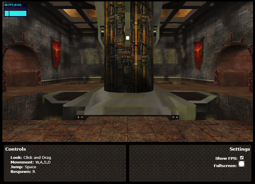 Quake 3 Arena en WebGL.