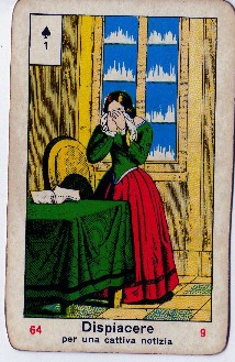 asso di picche(spade)DISPIACERE