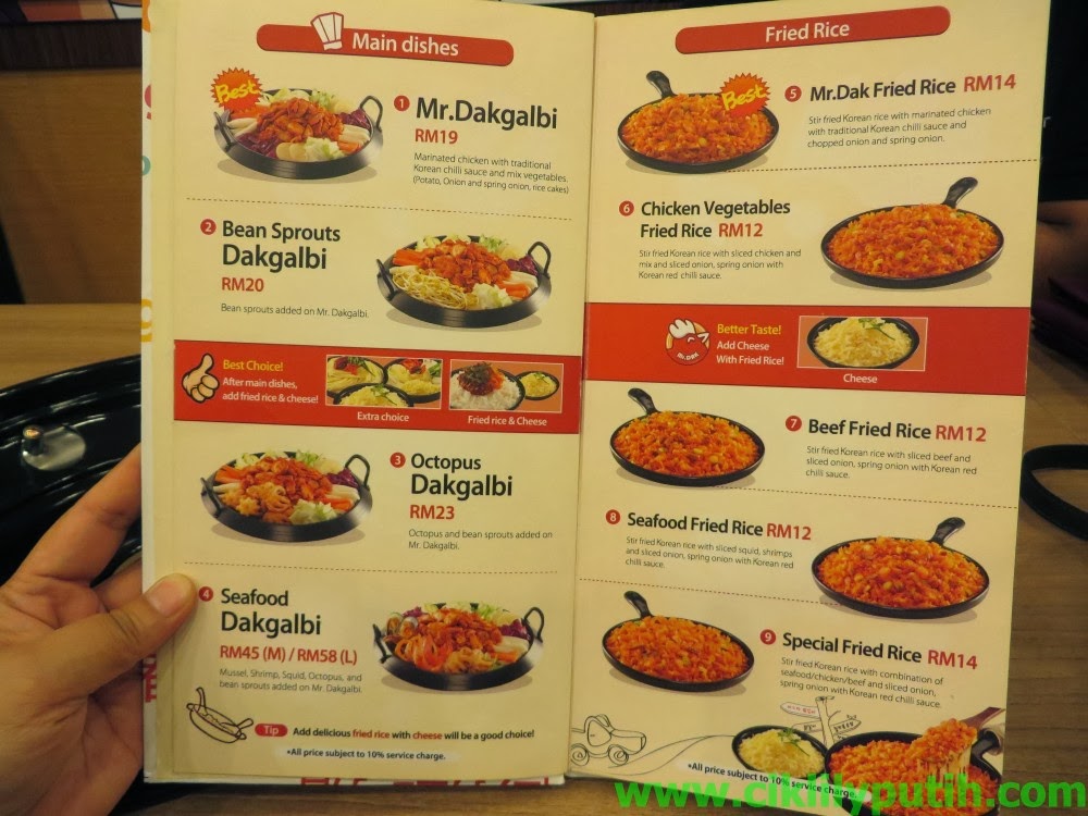 CikLilyPutih The Lifestyle Blogger: MR. DAKGALBI, Korean FOOD Yang ...