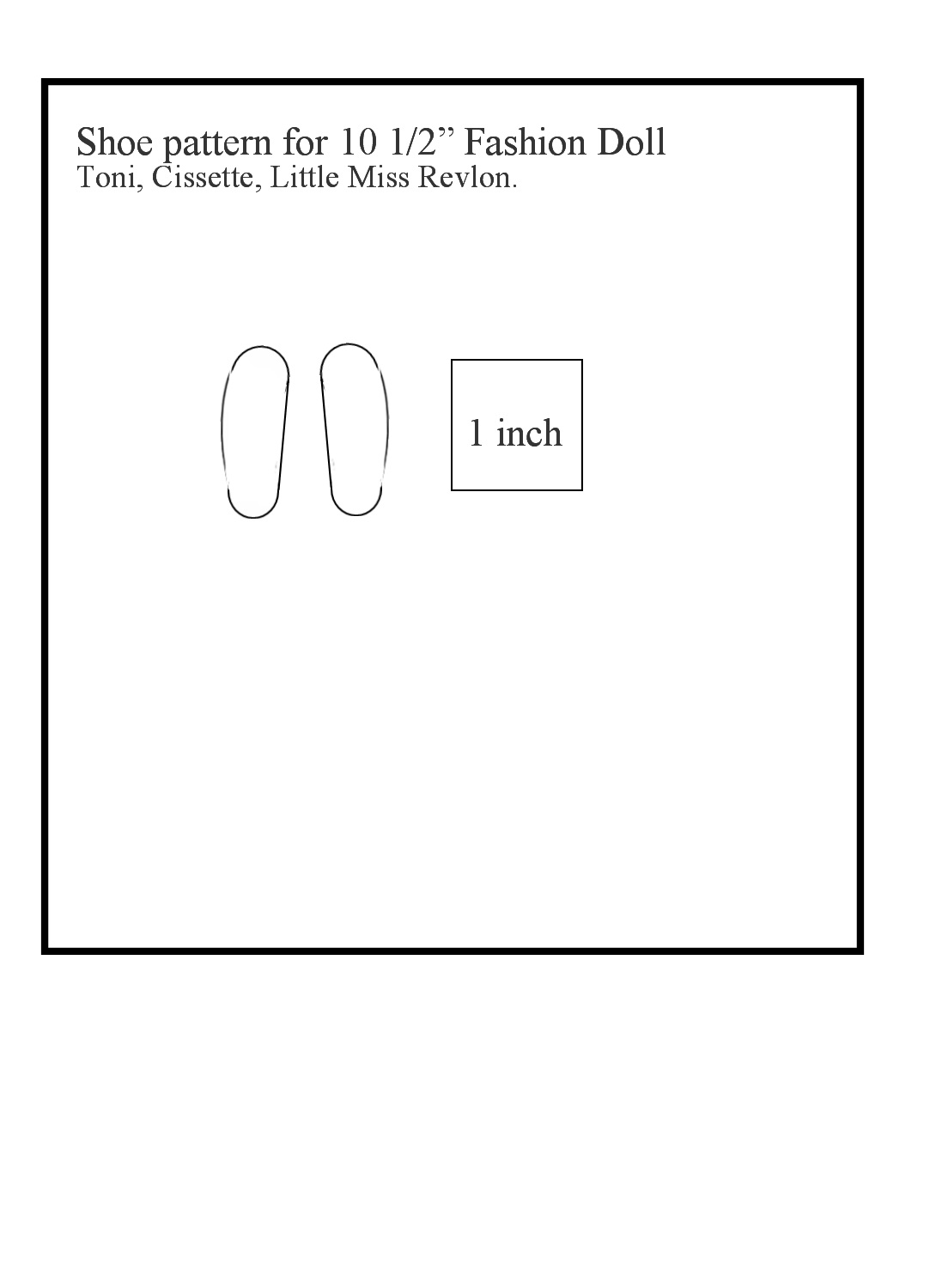 The Savage Pea: Making shoes for 10.5" Fashion doll