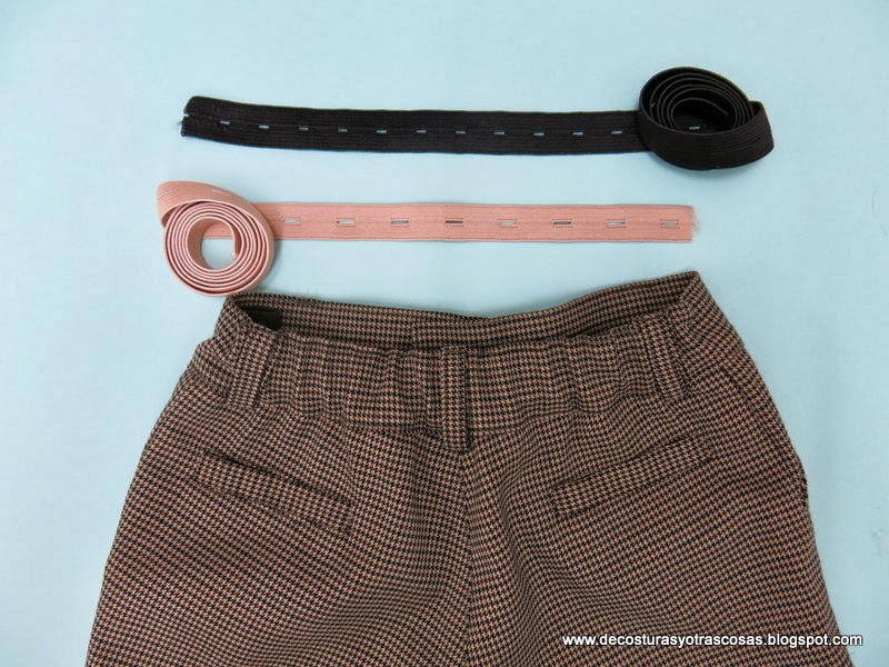 De costuras y otras cosas: ELÁSTICO OJALADO REGULADOR DE CINTURA
