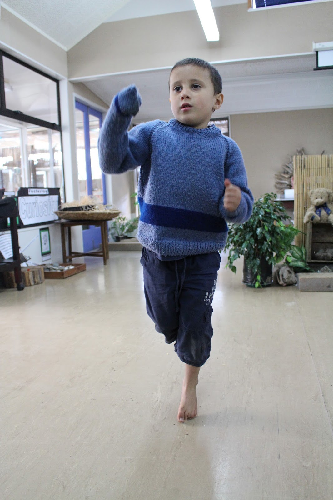 Bream Bay Kindergarten: What does hopping look like?