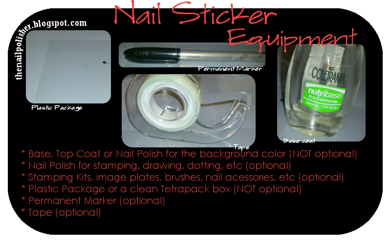 The Nail Polisher: Tutorial - How to make your own Nail Stickers with ...