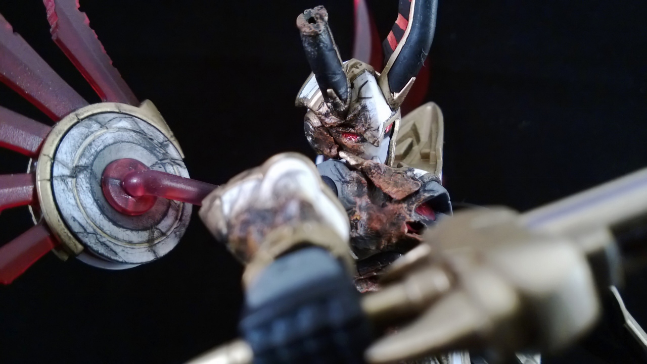 Ryc03's Toy Cabinets: Bandai LBX 014 Lucifer - Corrupted Custom Build ...