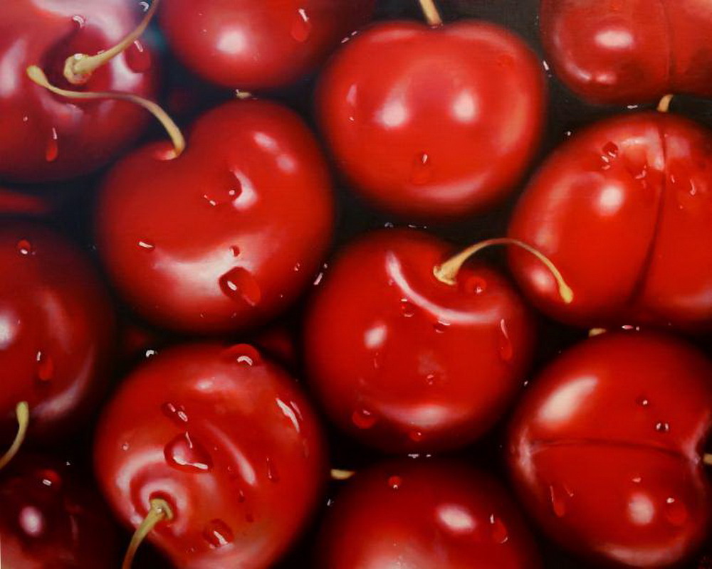 Historia y evolución de la pintura artística : Cuadros Frutas Rojas ...