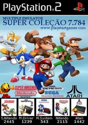 Play Games: Super Coleção 7784 games PS2