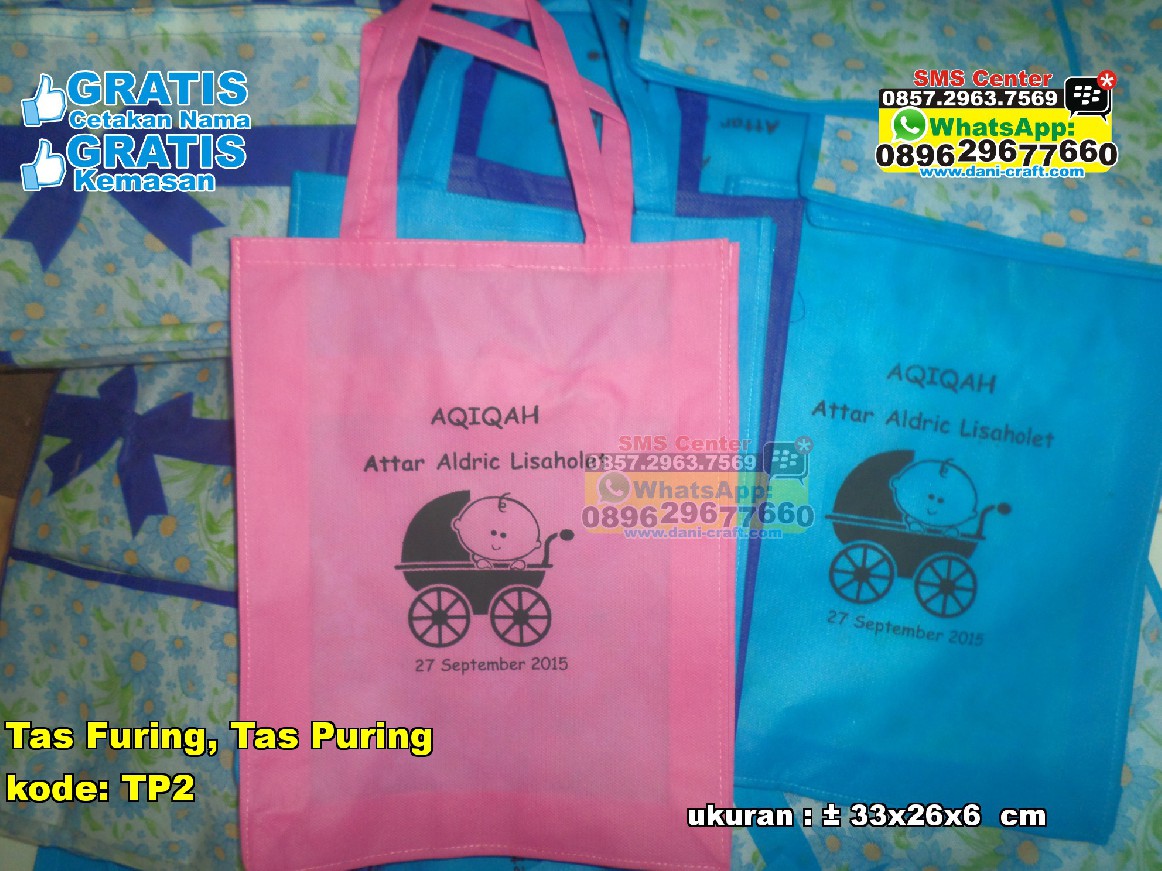 Tas Furing Souvenir, Tas Puring (TP2) | Souvenir Pernikahan