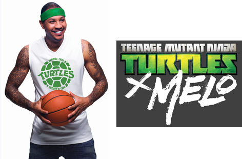 TMNT X MELO...Carmelo's 'bold' collection of Ninja Turtles clothes for ...