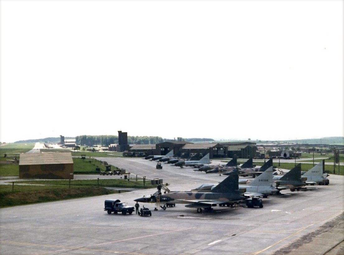 FOUR FOR N.P.R.A: Bitburg Air base