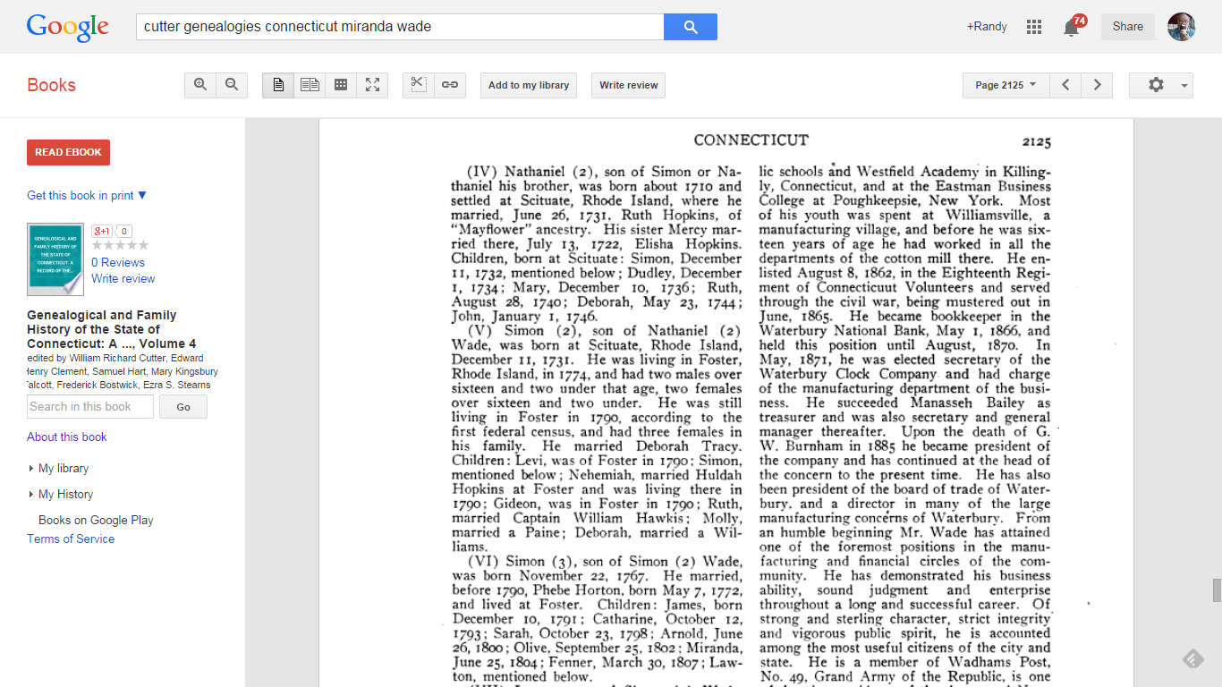 Genea-Musings: Crafting a Source Citation for a Published Book and a ...