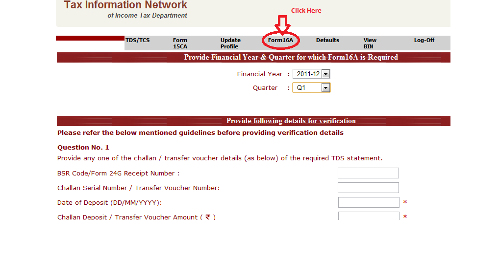 Latest Form 16a Excel Format - snobooking
