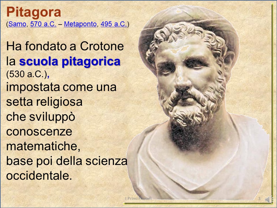 "IL GENIO DEI GRECI": 1t - 2 - I primi filosofi