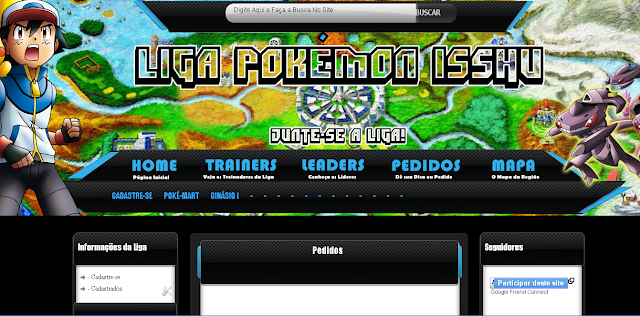Abertura do Site Liga Pokémon Isshu! - Pokemon Isshu: Saiba sobre Unova ...