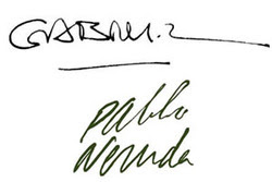 hola! design: Famous Authors' Signatures