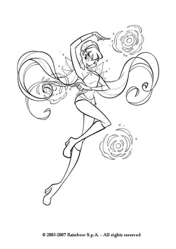 Kids Page: - STELLA - Stella The Winx Club Fairy Coloring Pages