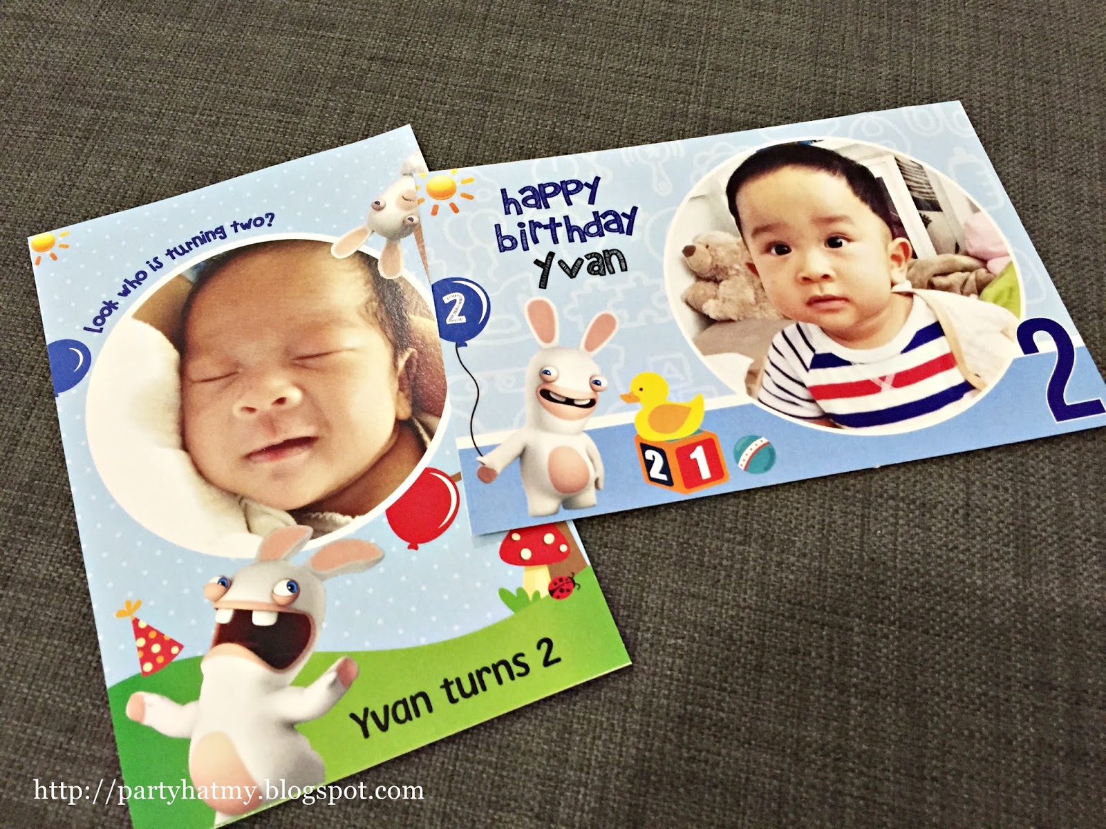 Party Hat: Yvan 2nd Rabbids Invasion Birthday