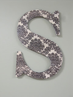 Mod Podge Wooden Letter - Erin Spain