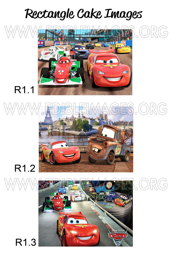 Edible Image Disney Cars - Aisha Puchong Jaya