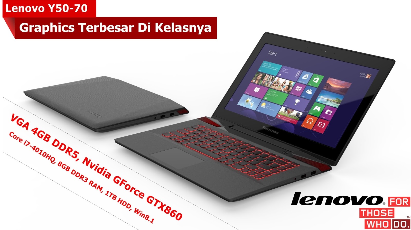 LENOVO IdeaPad Y50-70-7993 Notebook GamingGamerJakarta.com - Jual ...