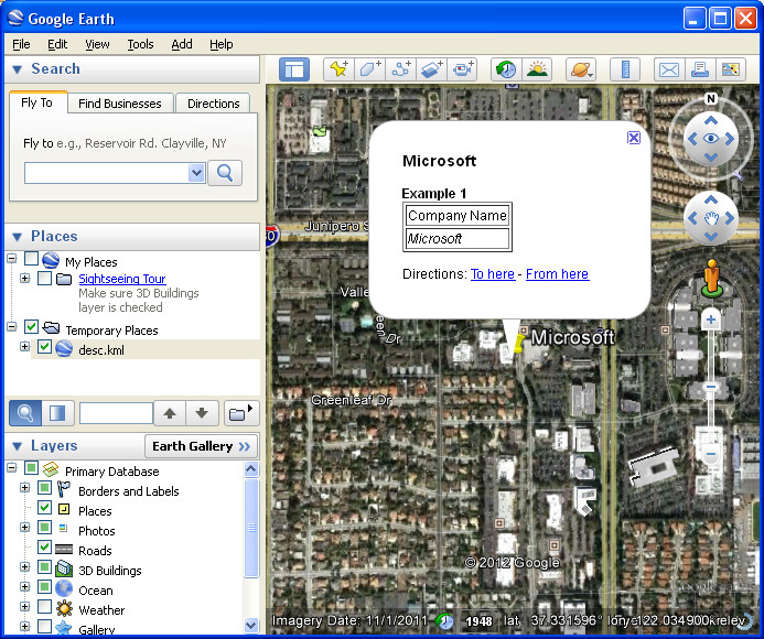 Dominoc925 Example Kml For Displaying Extended Data In Balloons
