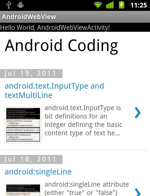 Android Coding Androidwebkitwebview
