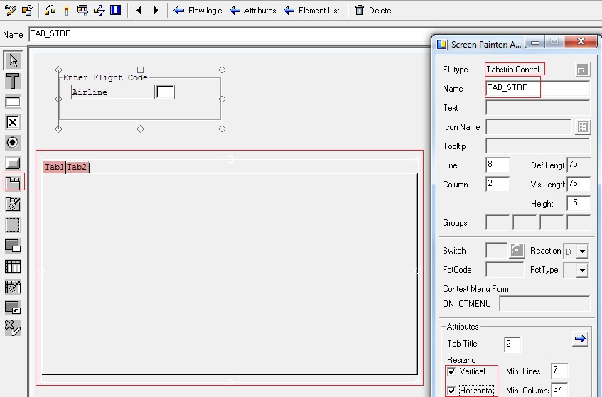TECHSAP : Creating Tab Strip In Module Pool Program