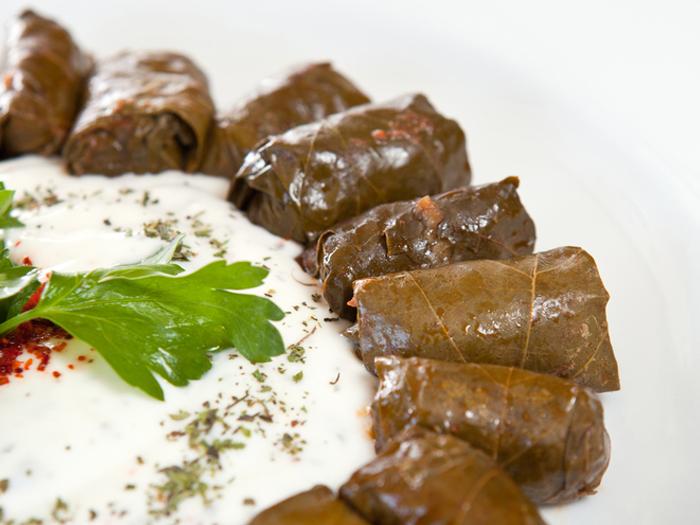 Vine Leaves with Sauce Recipe | LEBANESE RECIPES
