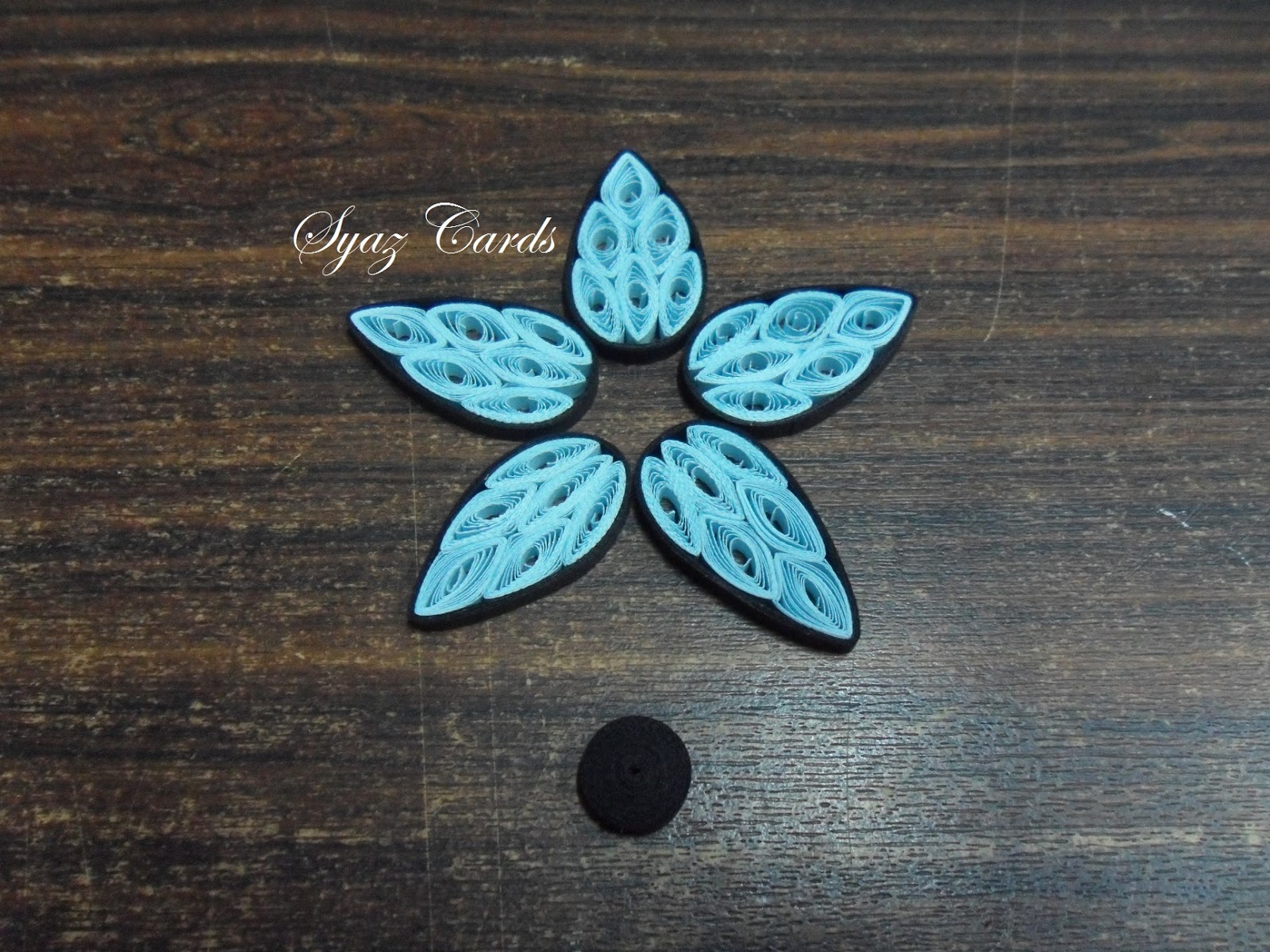 Syaz Cards: Termitaria flower tutorial