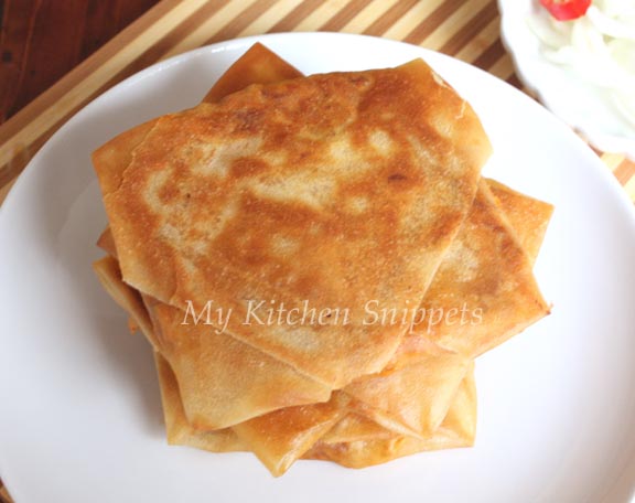 My Kitchen Snippets: Murtabak Daging/Meat Curry Parcels