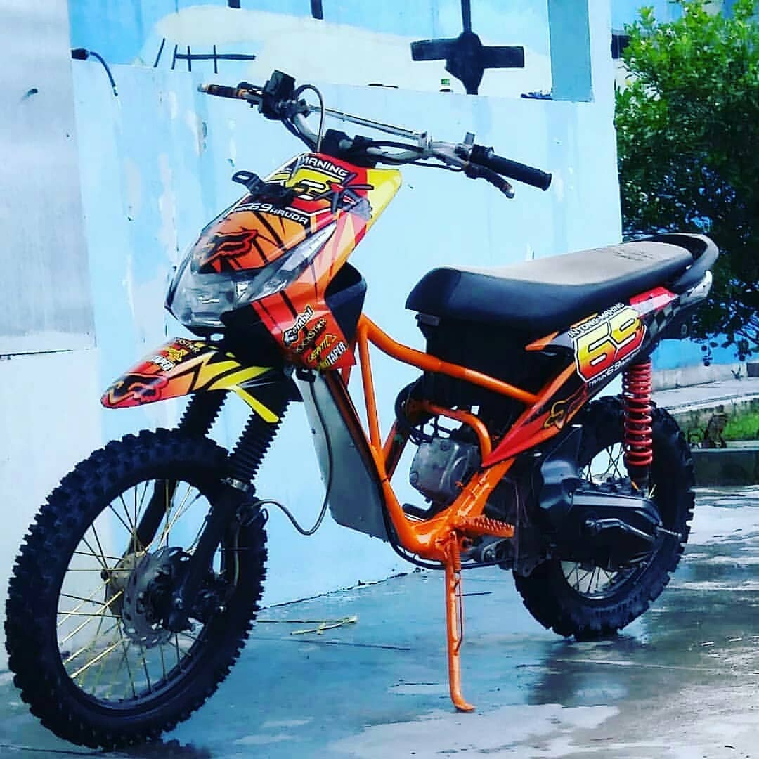 80 Foto Modifikasi Motor Beat Karbu Simple & Extream