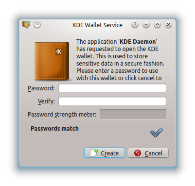 Mi Kde: Configurar kdewallet