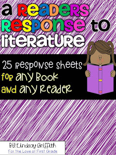 For the Love of First Grade: Responding to Literature: Ideas and Book ...