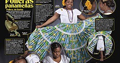 Tipos de Polleras de Panamá : Pollera utilizada en la Provincia de Darién