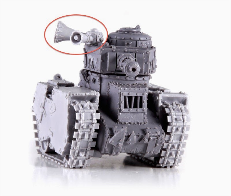 'So, ... I play this game': WIP: Grot Kommand Tank Prep & Conversion