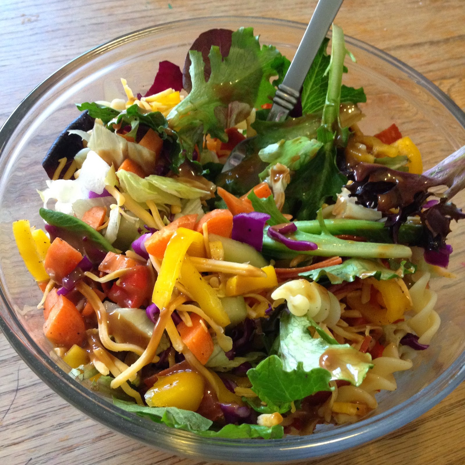 Polka-Dotty Place: BIG Salads