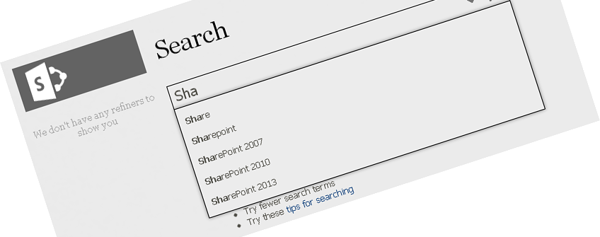 Configuring Search Suggestions In Sharepoint 2013