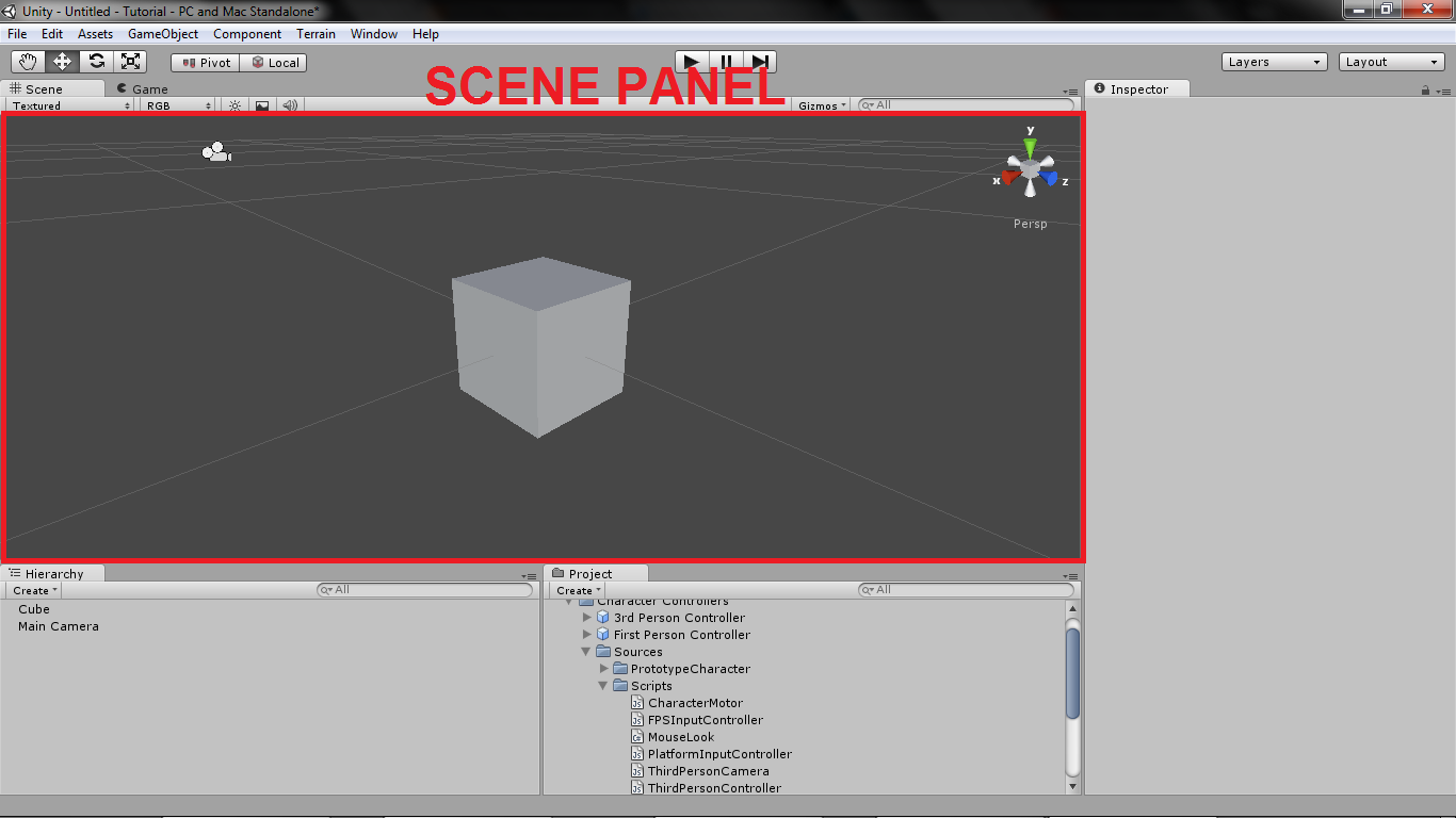 Mengenal Interface Unity3d - UnitySTEAM