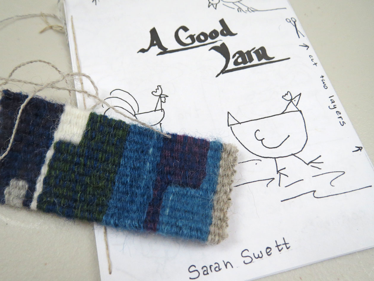 Rebecca Mezoff, Tapestry Artist: Dragonflies are handy that way ...