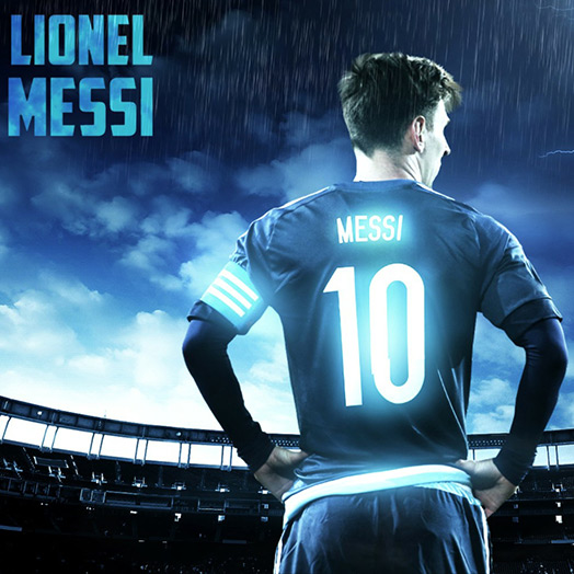 Neon Messi Wallpaper Engine