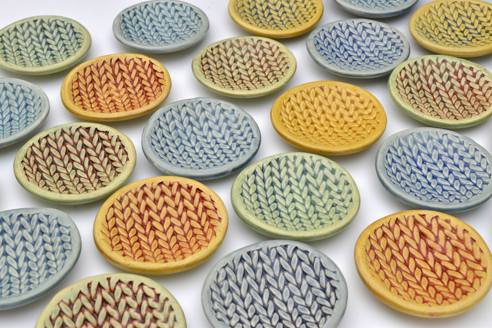 Creative with clay: Pottery by Charan Sachar: Pottery with Knitting ...