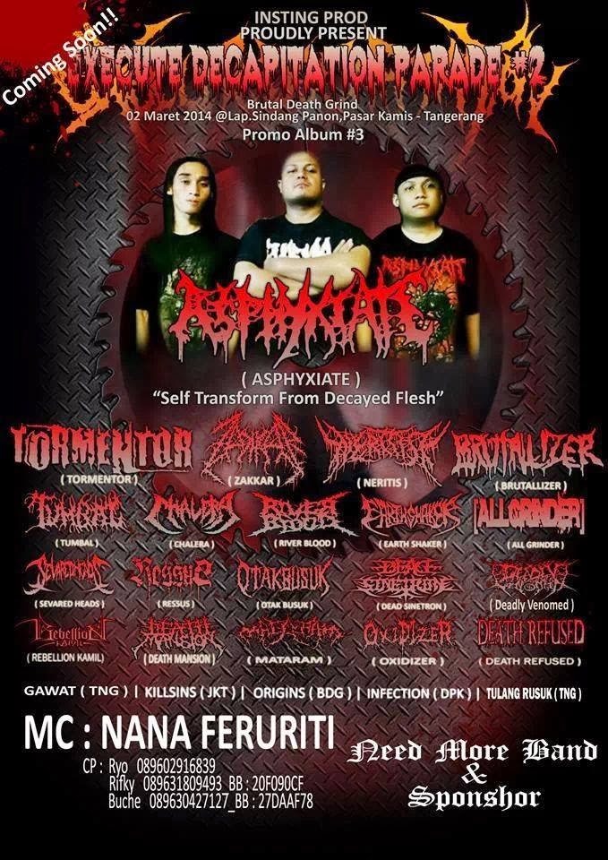 Execute Decapitation Parade #2 - Tangerang Indonesian Underground Music ...