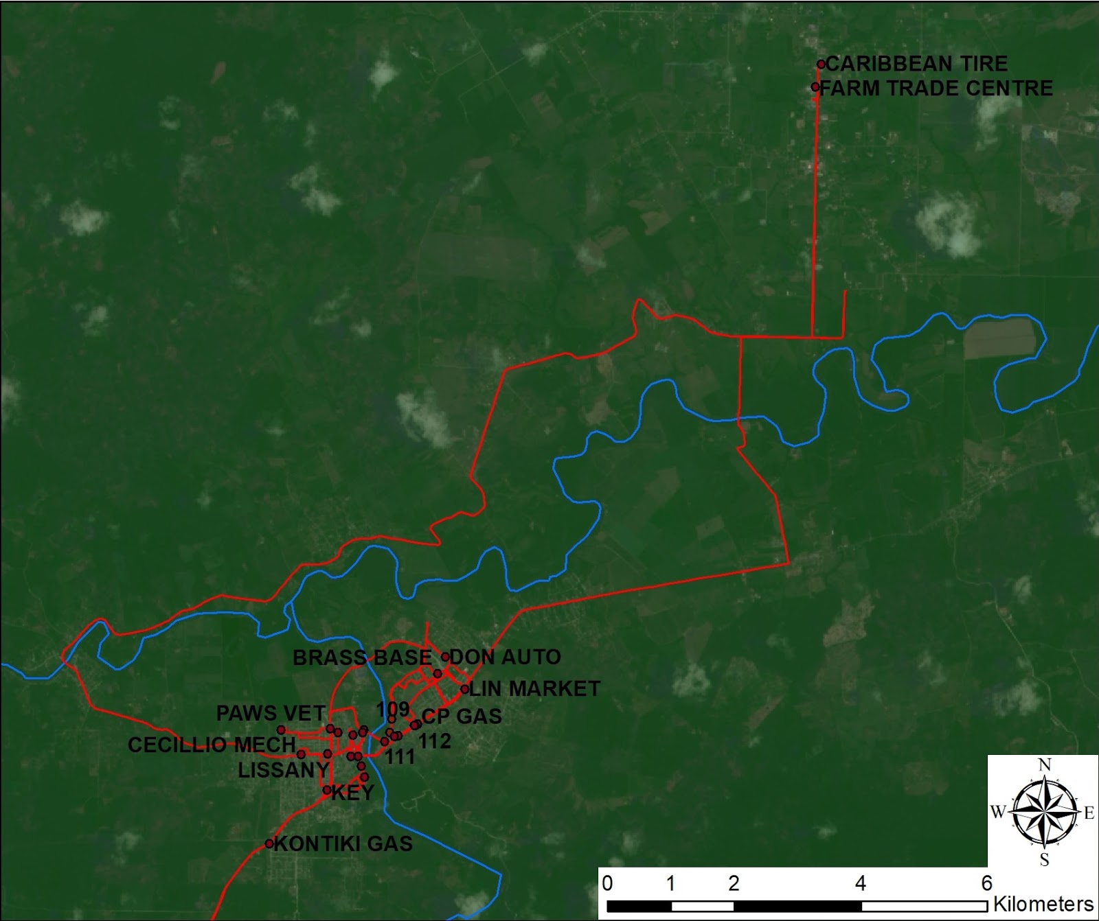 El Pilar Field Journal: Mapping the Twin Towns whilst Running Errands