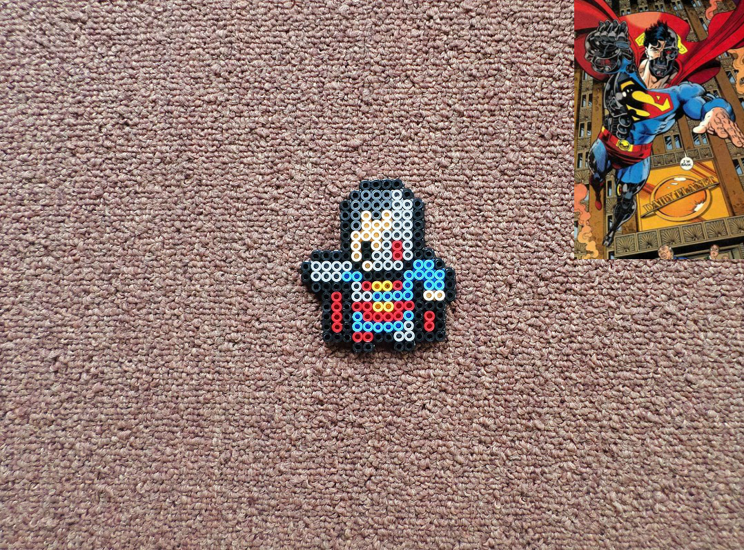 Long Black Fingers : Various DC Comics Perler Beads