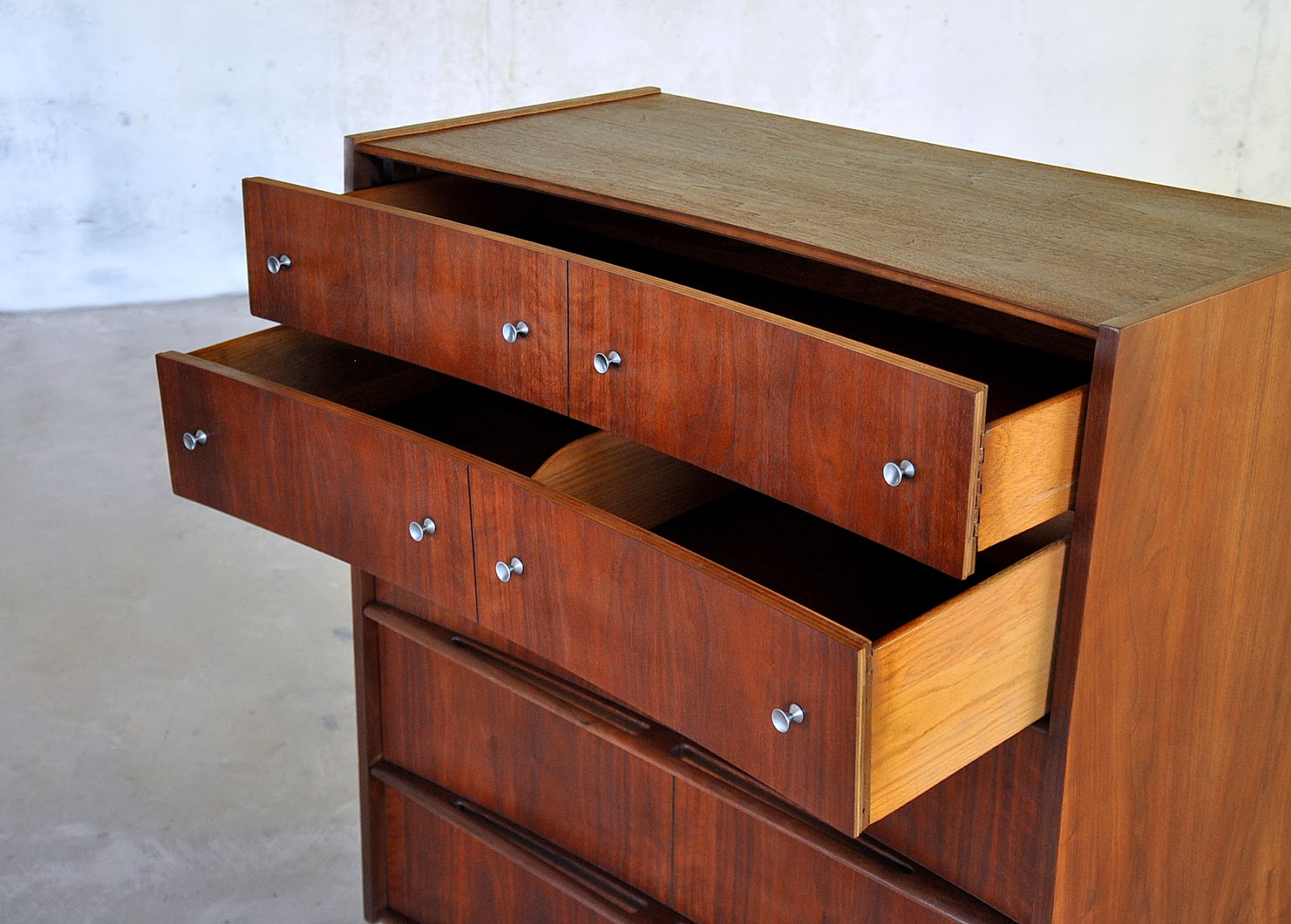 SELECT MODERN: Mid Century Highboy Dresser or Gentleman's Chest