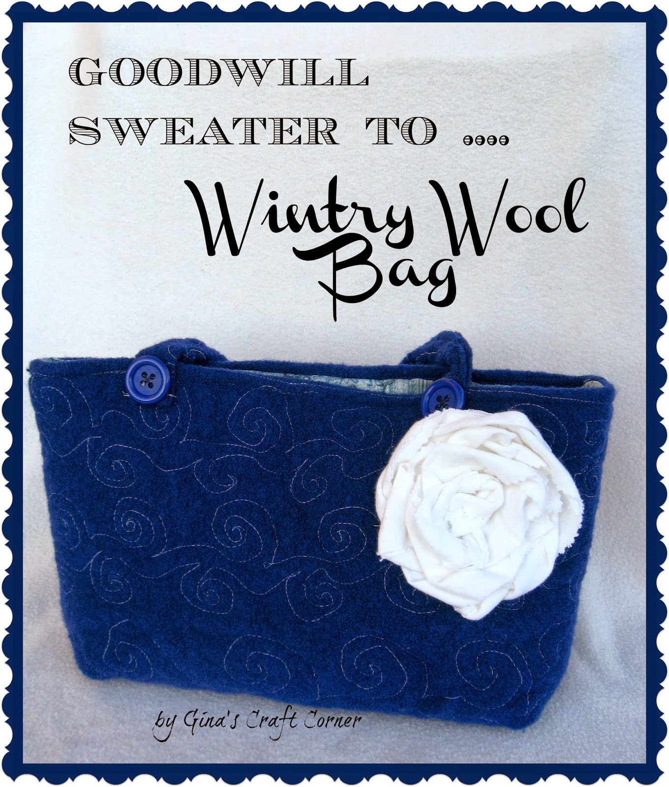 Felted Sweater Bag Tutorial